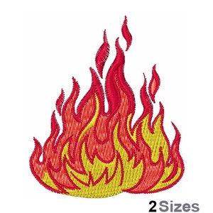 Fire Flames - Machine Embroidery Design - Etsy