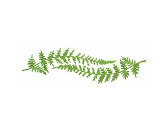Fern Leaf Embroidery Design Instant Download - Etsy