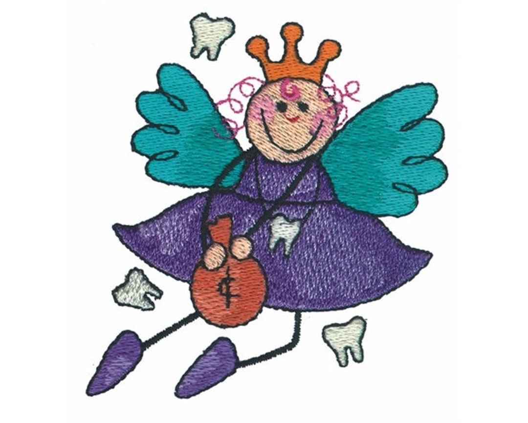 Tooth Fairy Machine Embroidery Design - Etsy