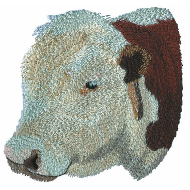 Cow Embroidery - Etsy