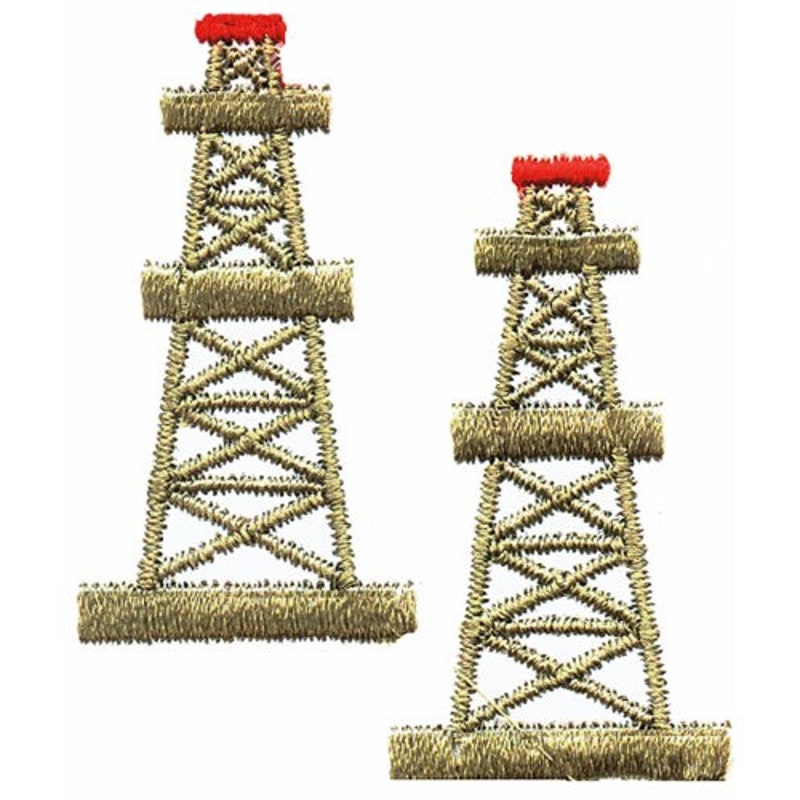 Oil Rig Embroidery - Etsy