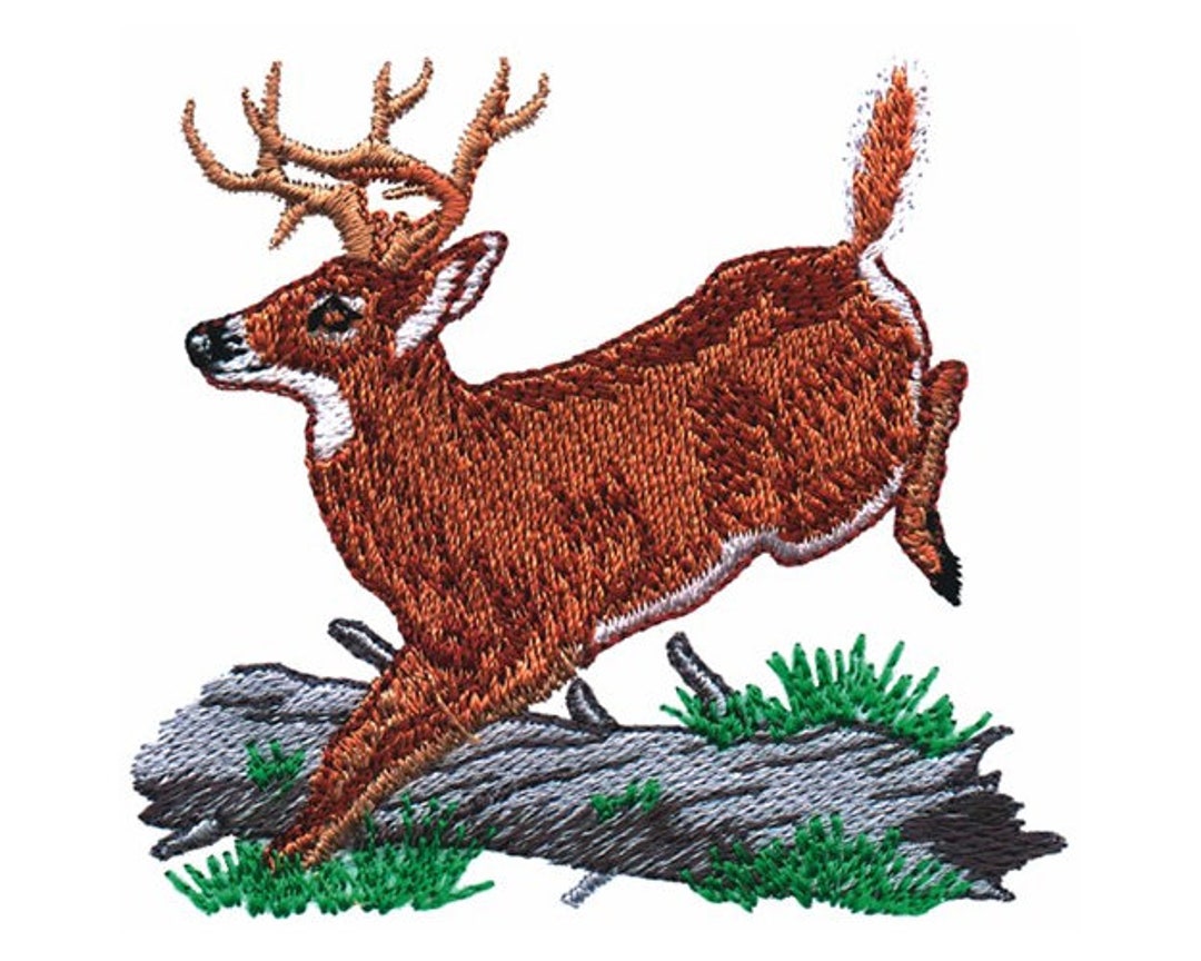 Whitetail Buck - Machine Embroidery Design - Etsy