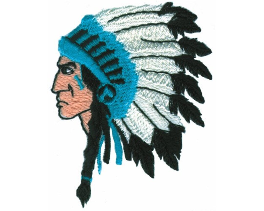 Indian Chief - Machine Embroidery Design - Etsy