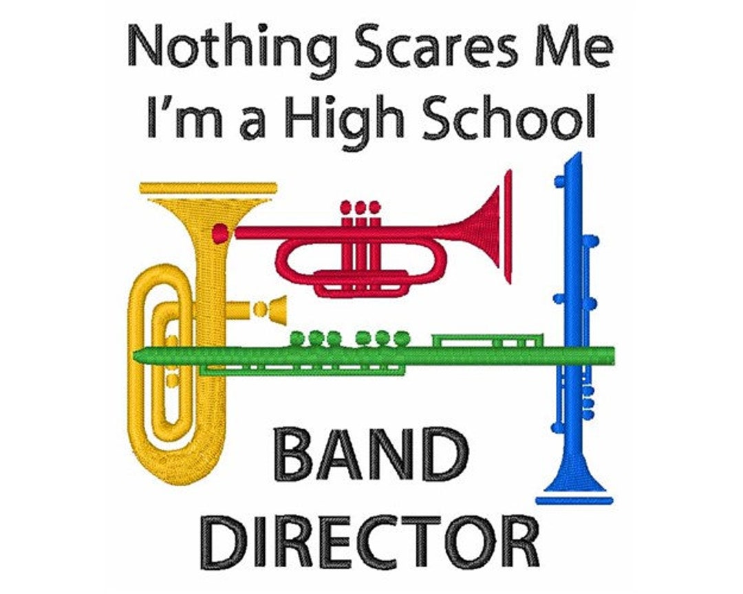 Band Director - Machine Embroidery Design - Etsy