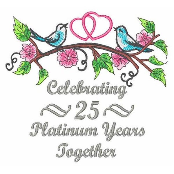 25th Anniversary Embroidery Kits - Etsy