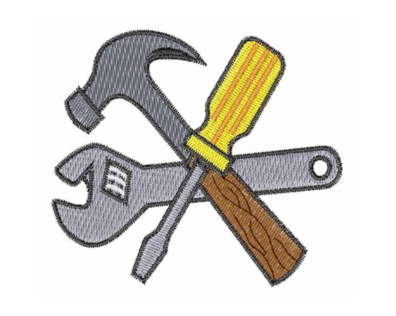 Carpenters Tools Machine Embroidery Design - Etsy