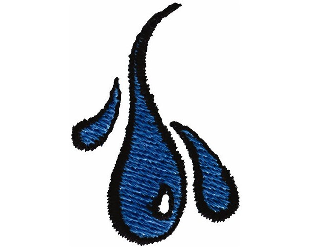 Water Drops Machine Embroidery Design - Etsy