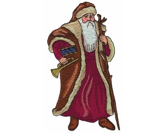 Santa Machine Embroidery Design - Etsy