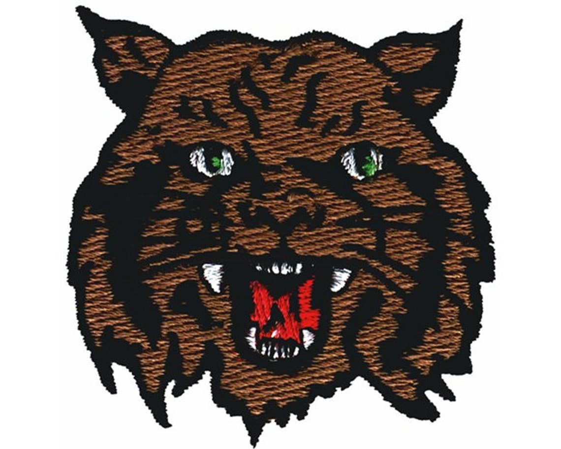 Wildcat Machine Embroidery Design - Etsy