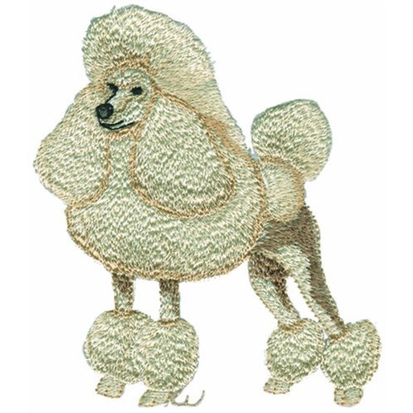 Poodle Embroidery - Etsy