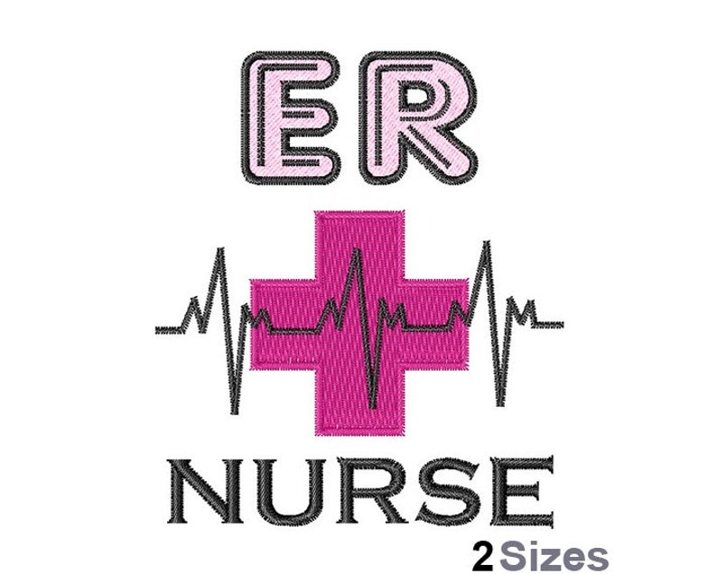 Er Nurse Machine Embroidery Design - Etsy