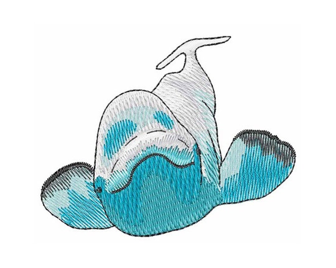 Beluga Whale - Machine Embroidery Design - Etsy