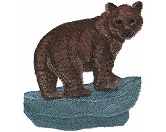Black Bear Machine Embroidery Design - Etsy