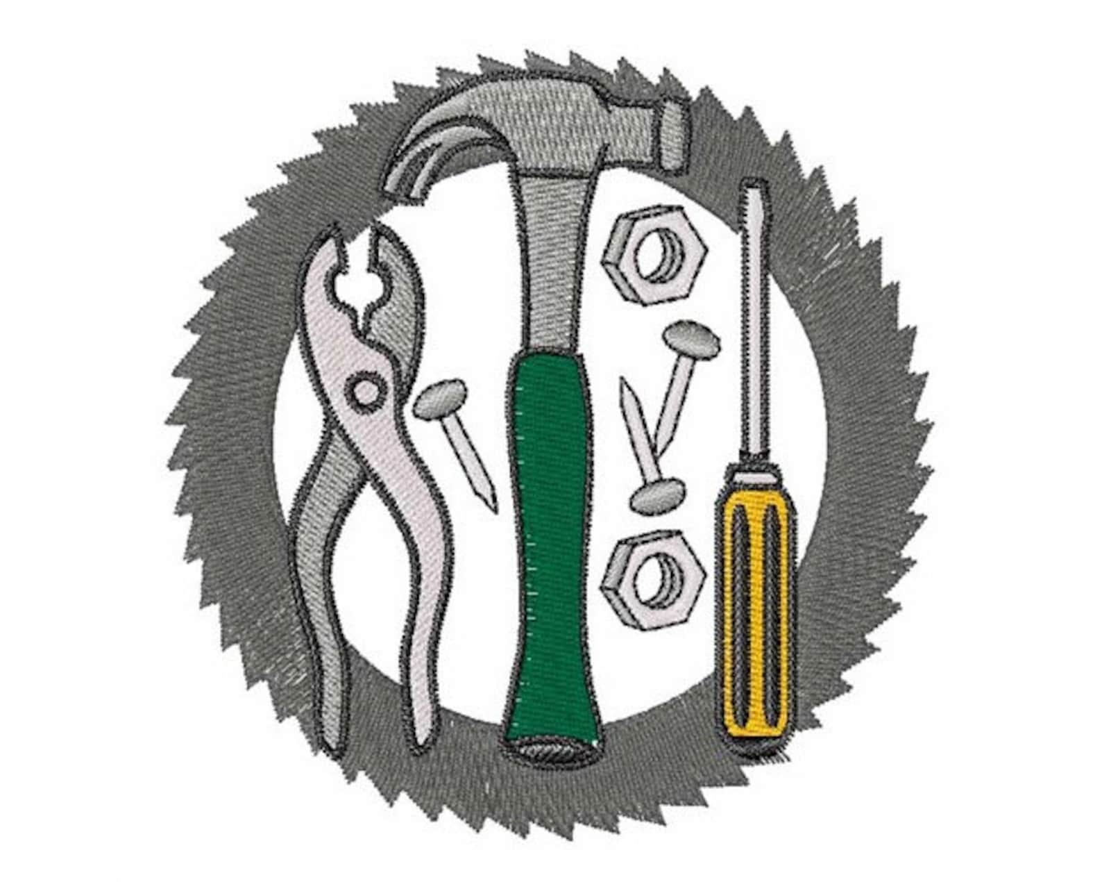 Handymans Tools Machine Embroidery Design - Etsy