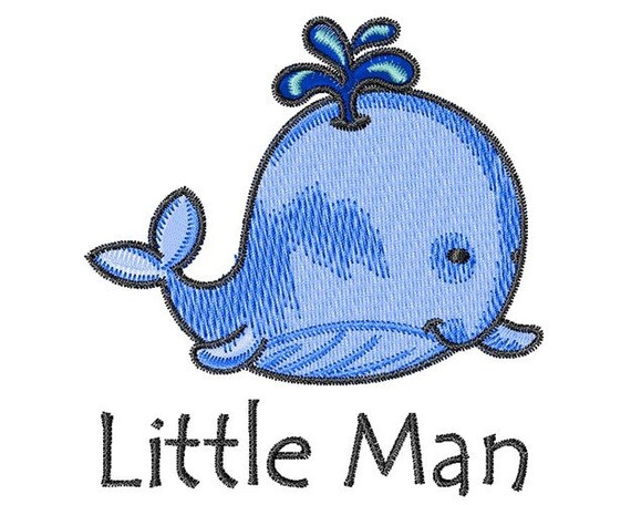 Little Man Machine Embroidery Design - Etsy