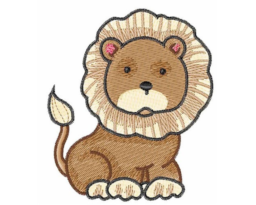 Noahs Lion - Machine Embroidery Design - Etsy
