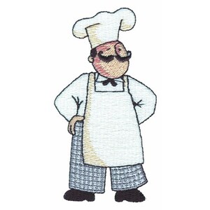 Chef - Machine Embroidery Design - Etsy