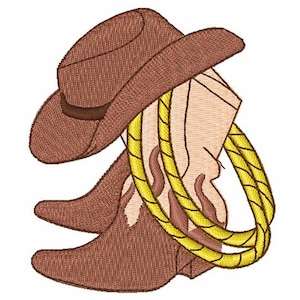 Cowboy Gear - Machine Embroidery Design - Etsy