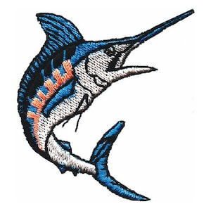 Marlin - Machine Embroidery Design - Etsy