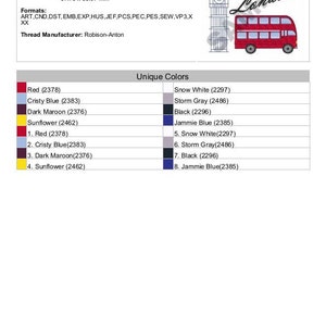 London Travel - Machine Embroidery Design - Etsy