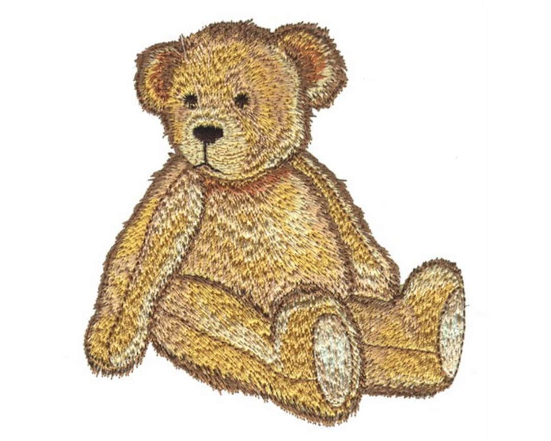 Bear - Machine Embroidery Design - Etsy