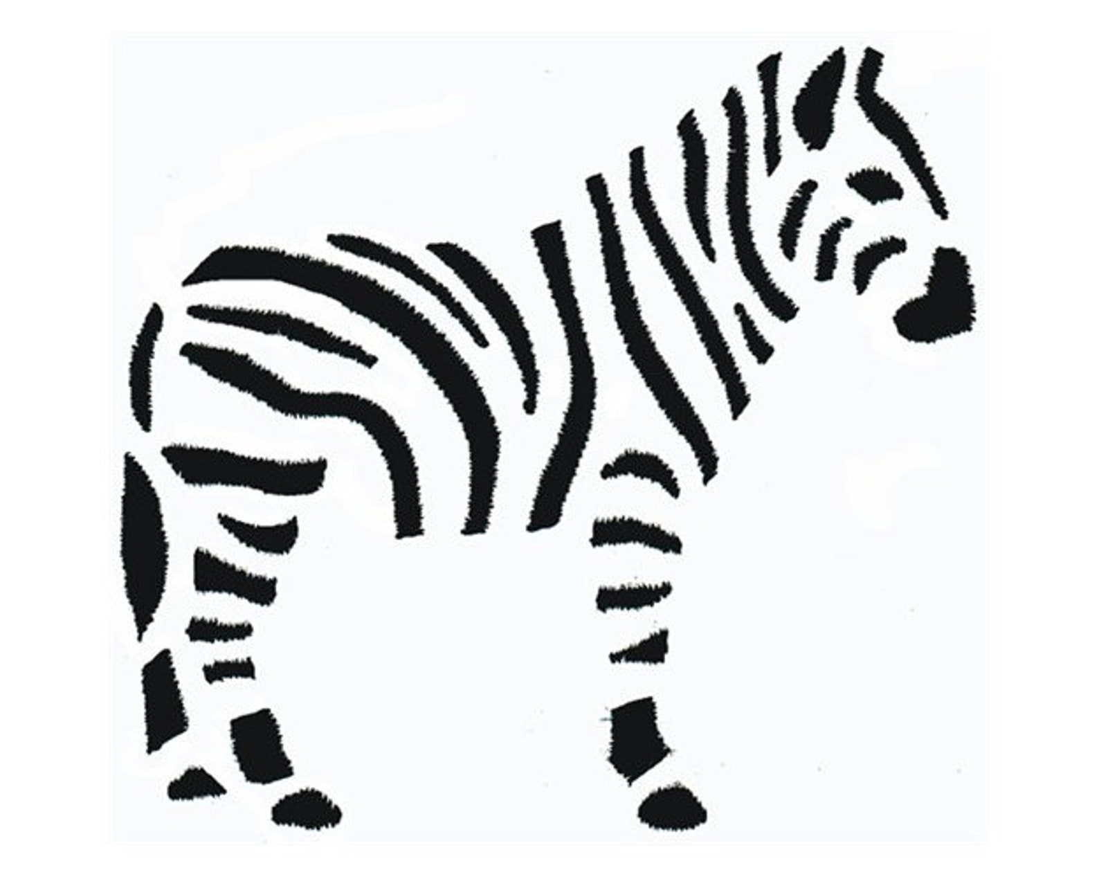 Zebra Machine Embroidery Design - Etsy