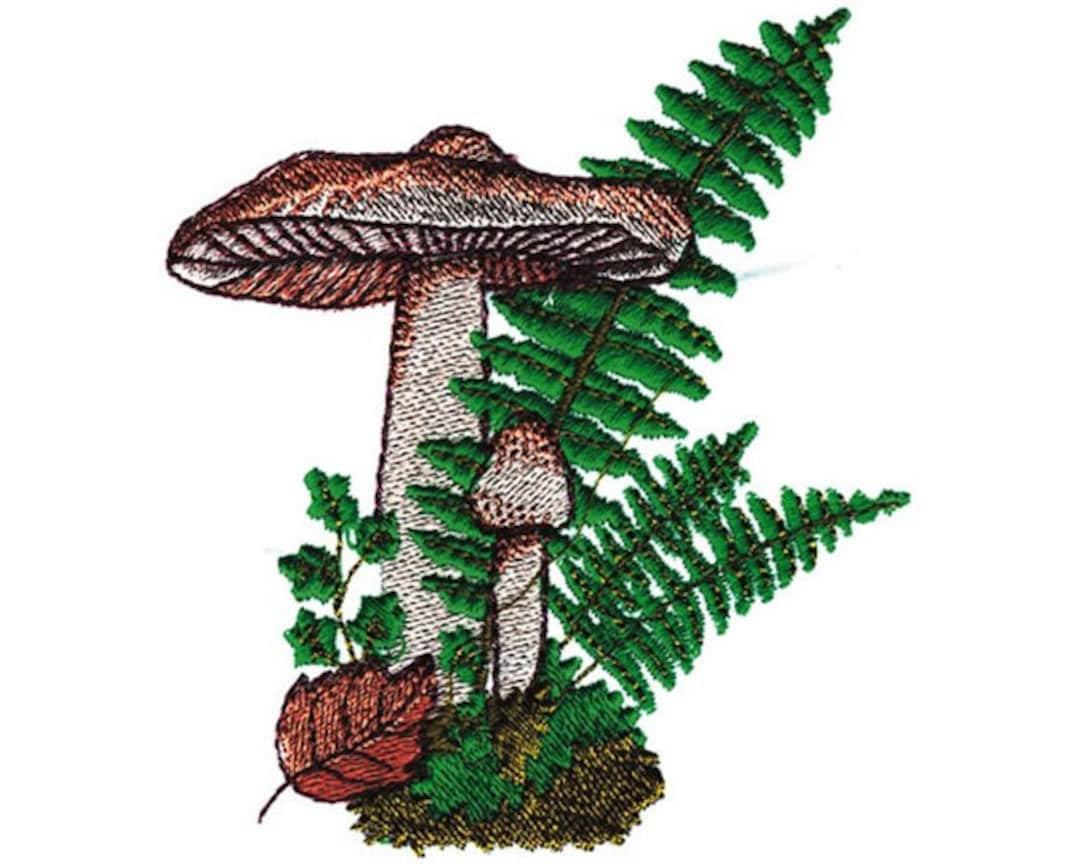 Mushroom - Machine Embroidery Design - Etsy