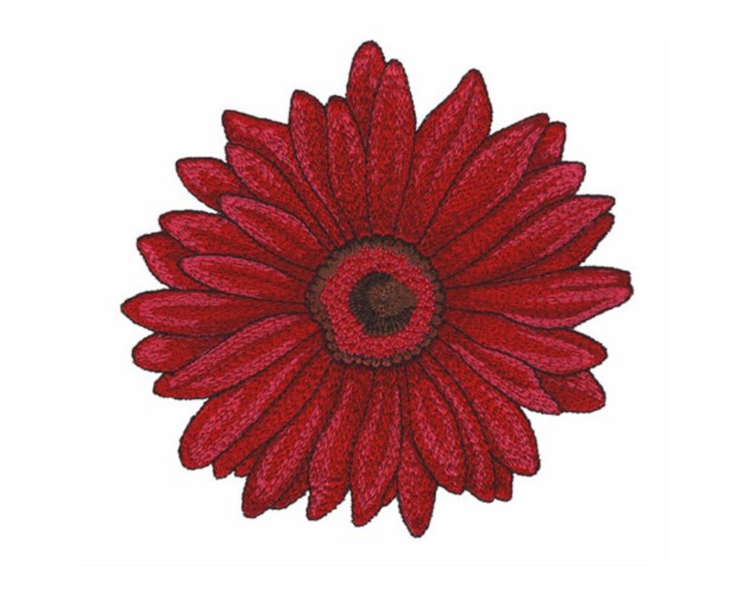 Gerber Daisy - Machine Embroidery Design - Etsy