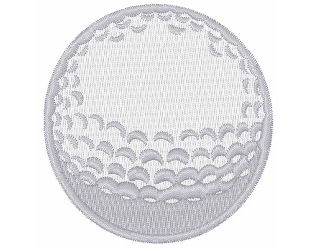 Golf Ball - Machine Embroidery Design - Etsy