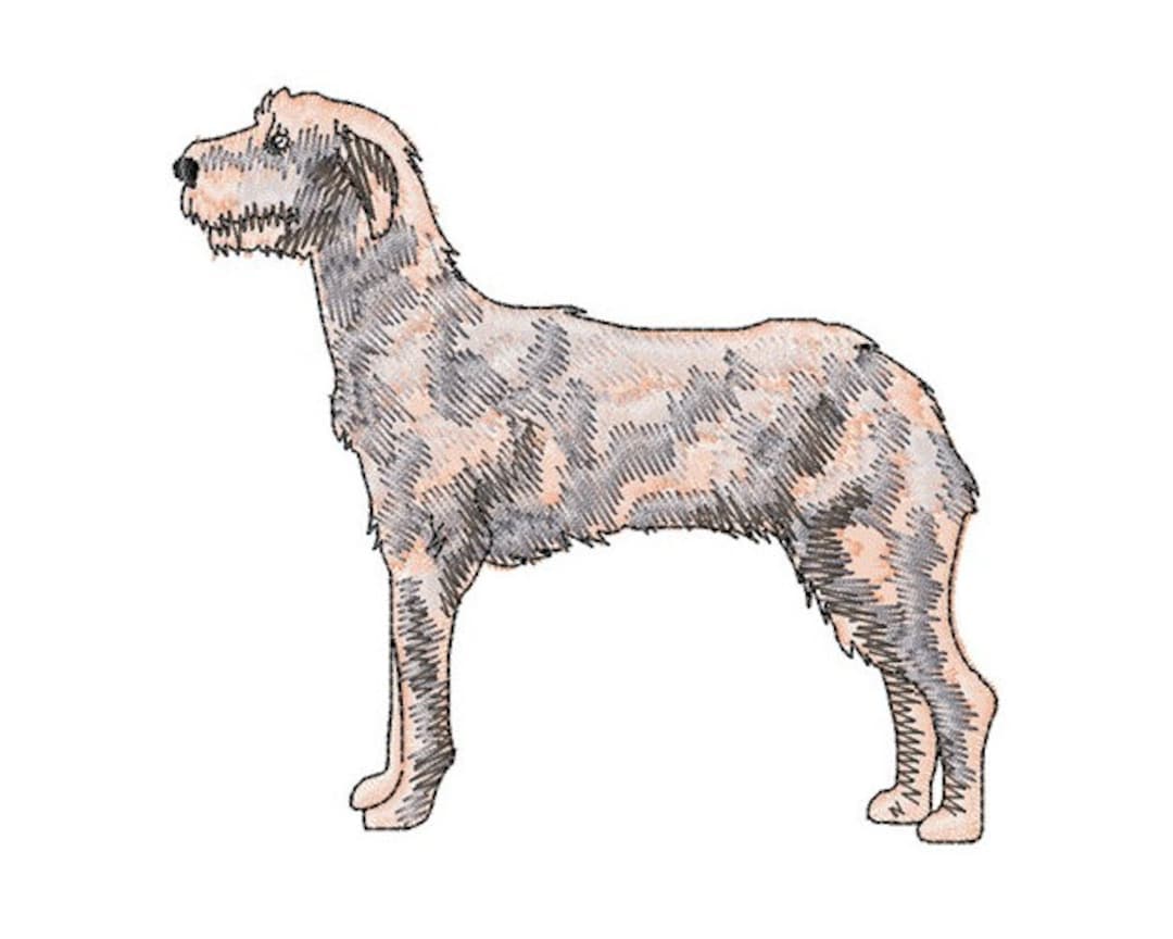 Irish Wolfhound - Machine Embroidery Design - Etsy