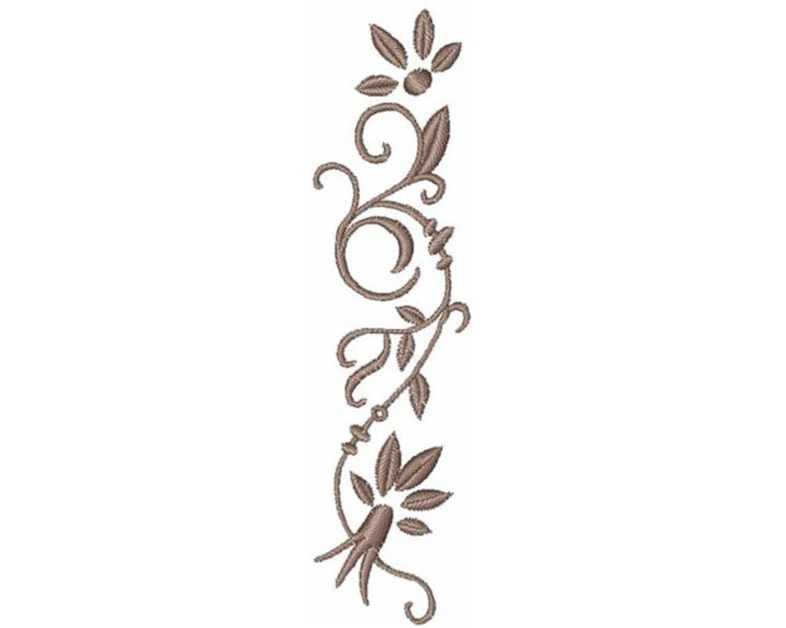 Scroll Border - Machine Embroidery Design - Etsy