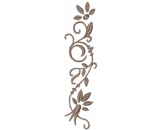 Scroll Border Machine Embroidery Design - Etsy