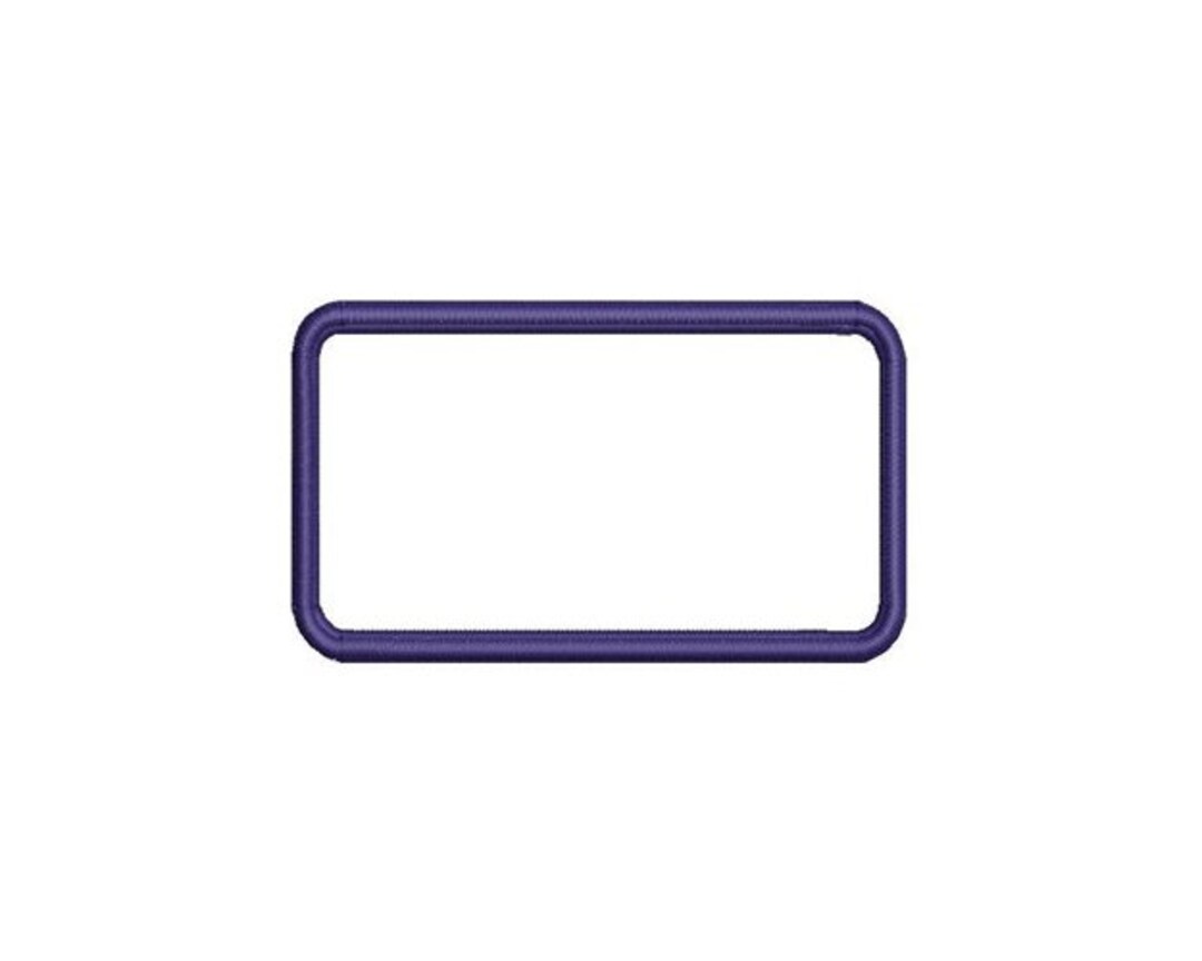 Rectangle Border - Machine Embroidery Design - Etsy