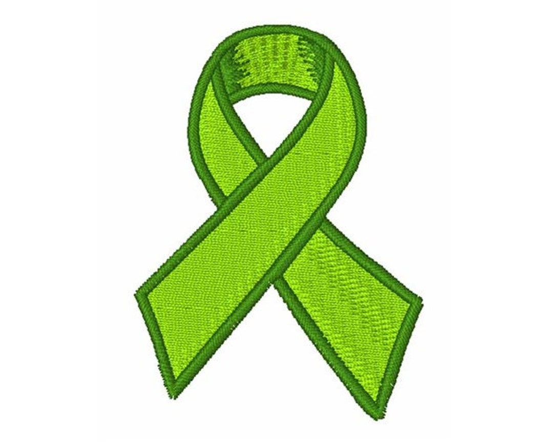 Lymphoma Ribbon - Machine Embroidery Design - Etsy