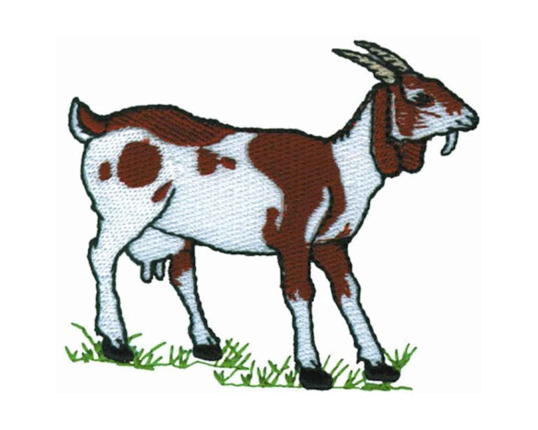 Goat - Machine Embroidery Design - Etsy