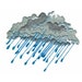 Storm Cloud and Rain Machine Embroidery Design - Etsy