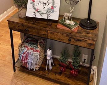 Console Storage Table - Etsy