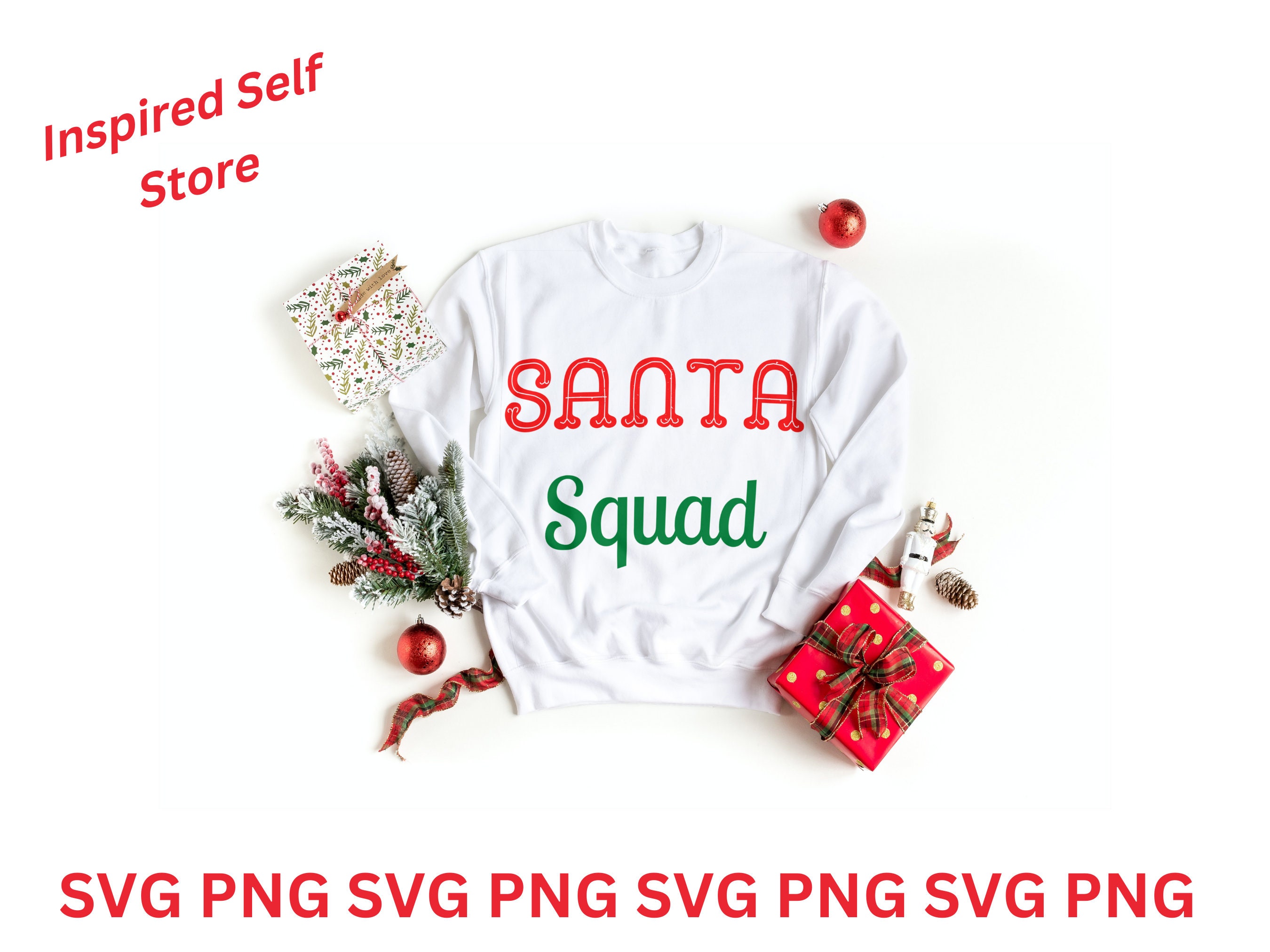 Santa PNG SVG - Etsy