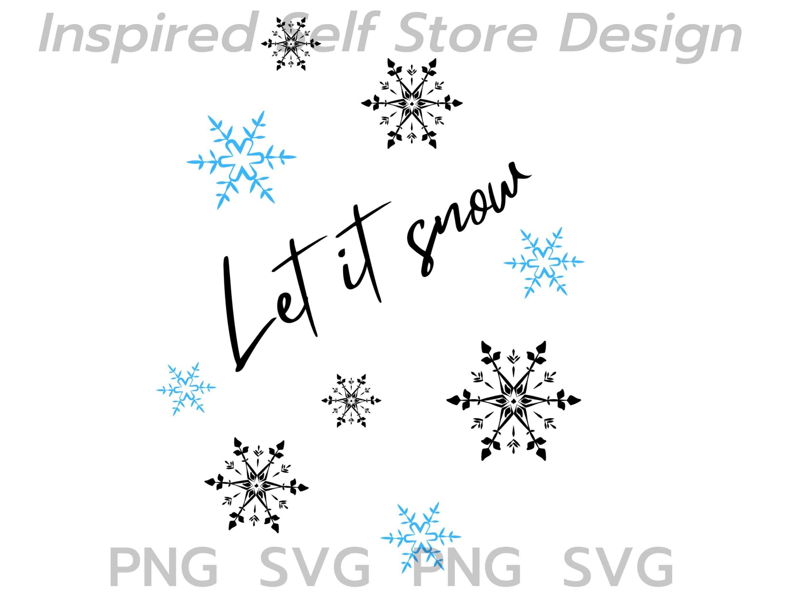 Snow PNG SVG - Etsy
