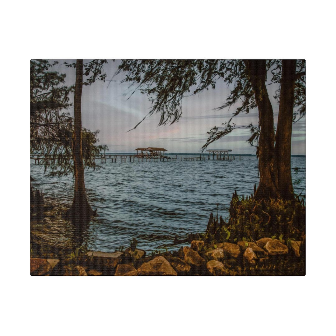 St Johns River Sunset Canvas Print: Nautical Landscape Art - Etsy