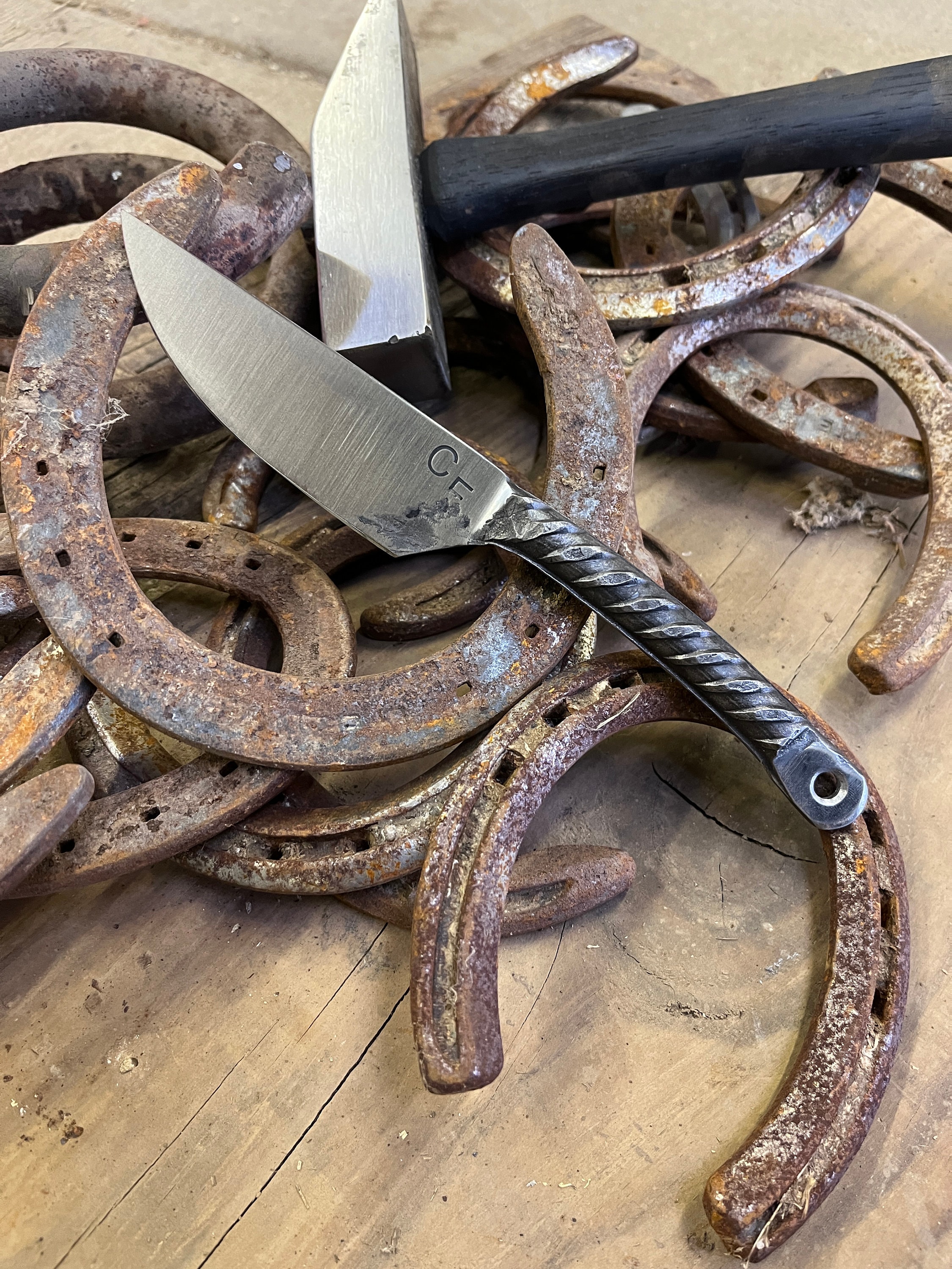 Hand-forged/handmade Rebar Knife - Etsy