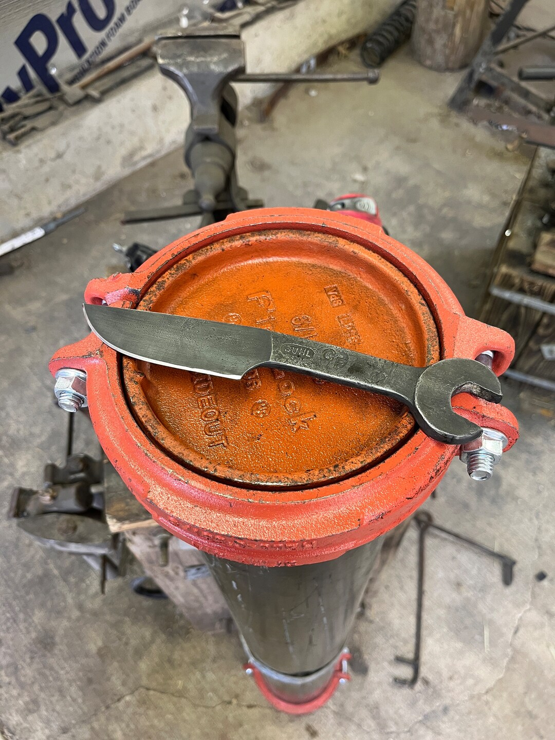 Handmade Wrench Knife - Etsy