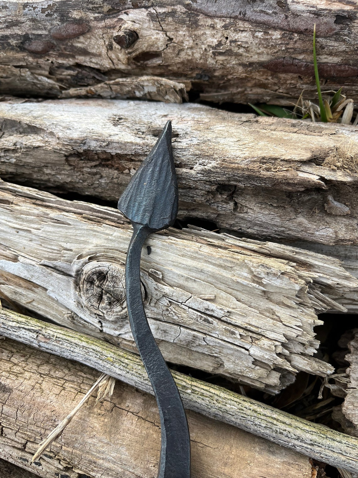 Handforged Leaf Wall Hook - Etsy