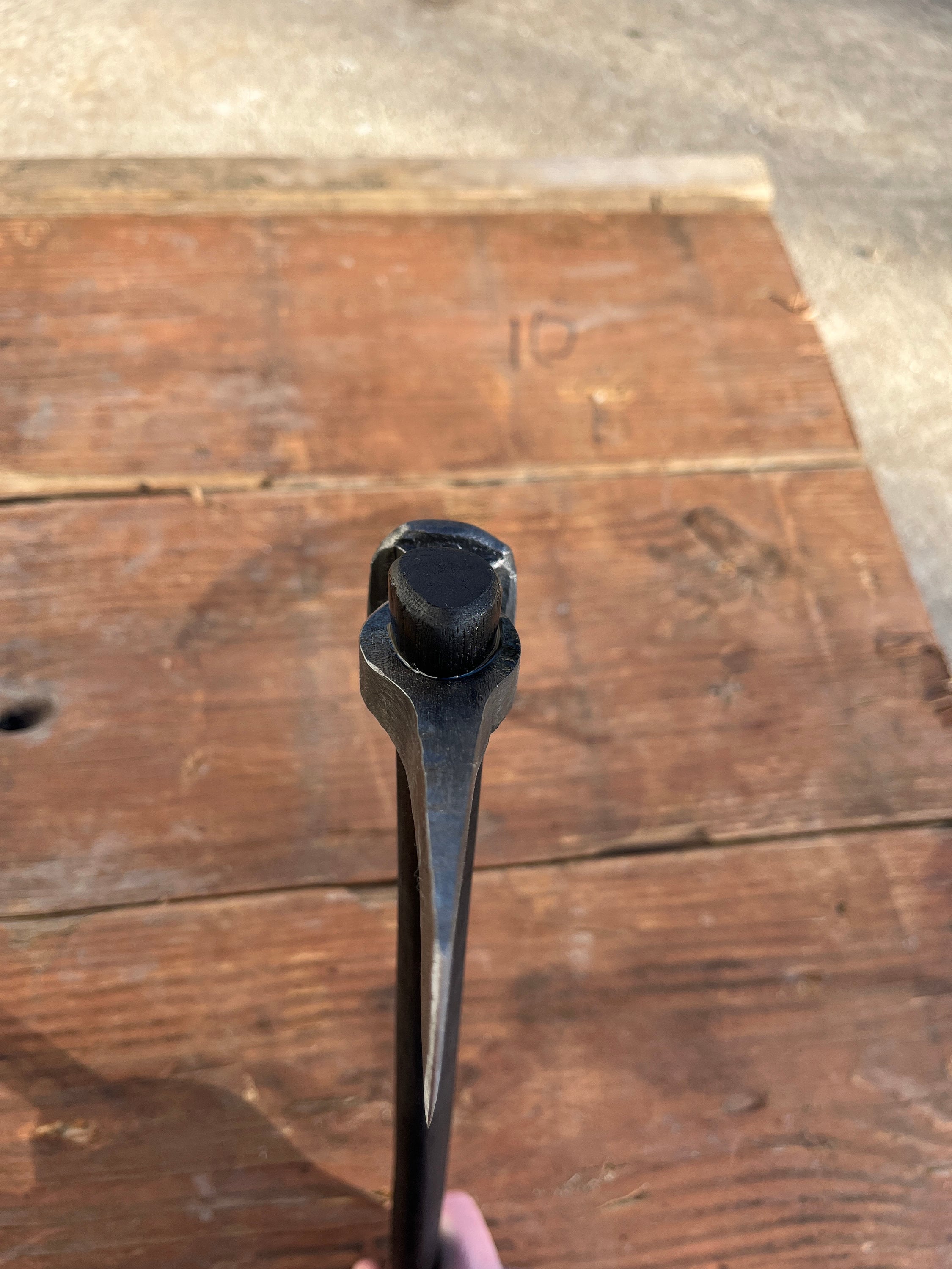 Hand Forged Railroad Spike Throwing Tomahawk - Etsy