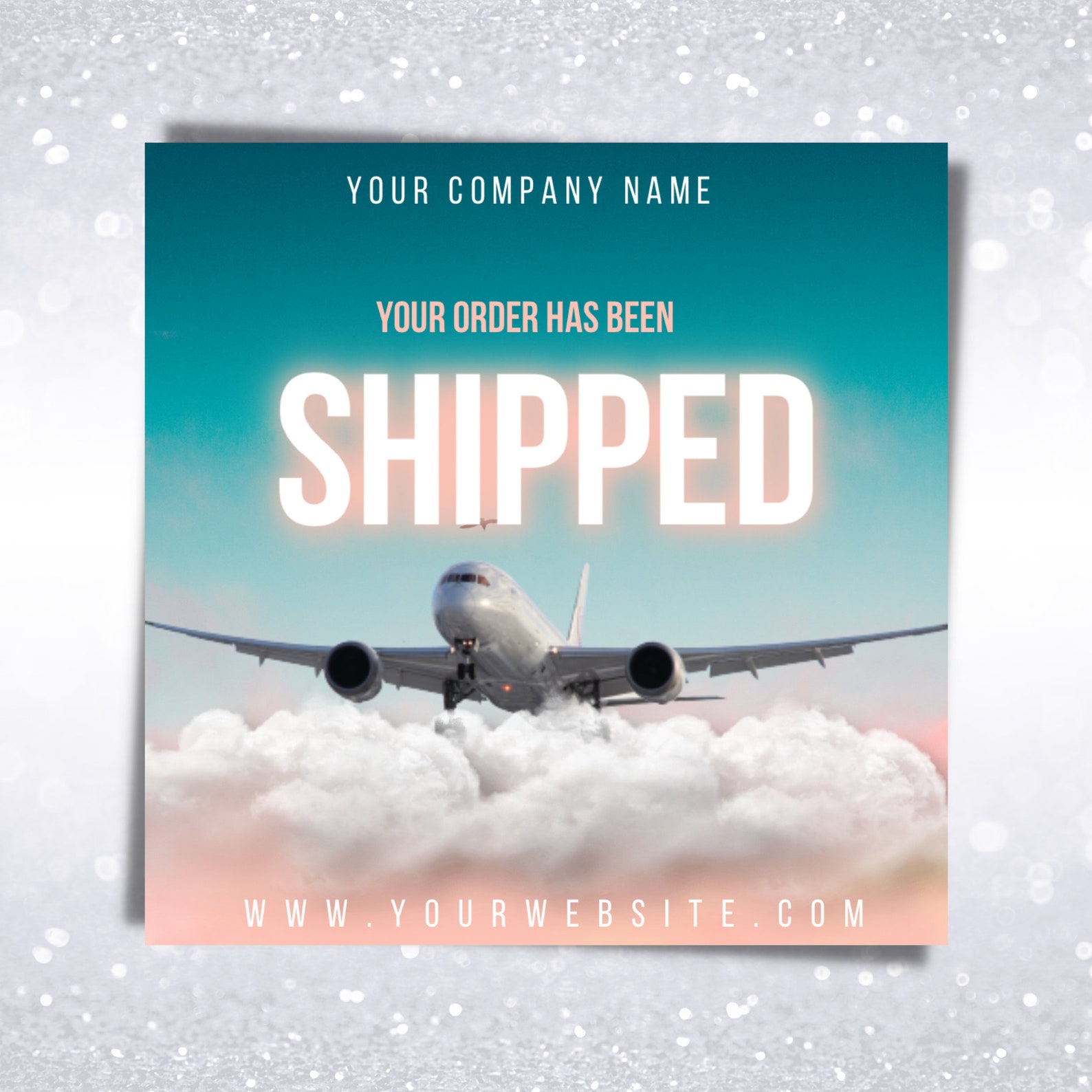 Orders Shipped Template Orders Have Been Shipped DIY Flyer - Etsy