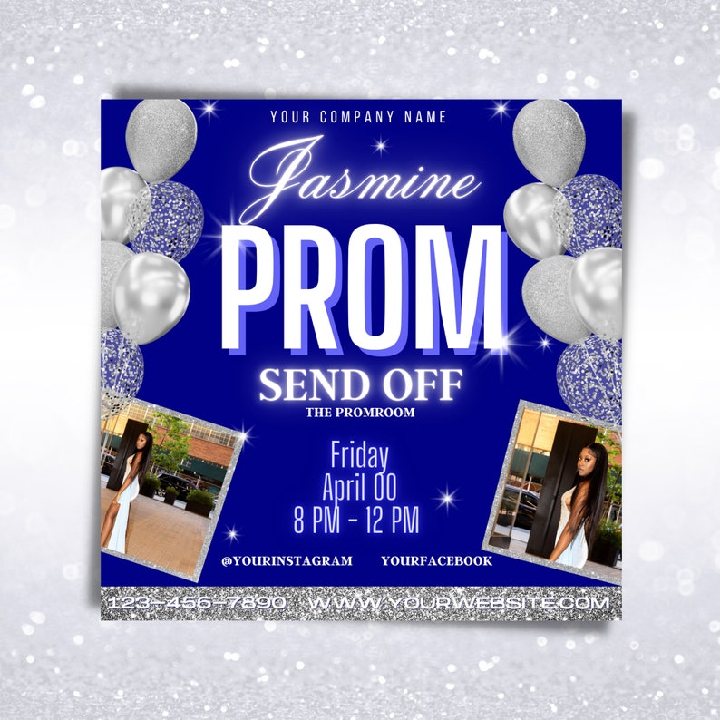 Prom Invitation Flyer Prom Event Flyer Prom Invitation - Etsy