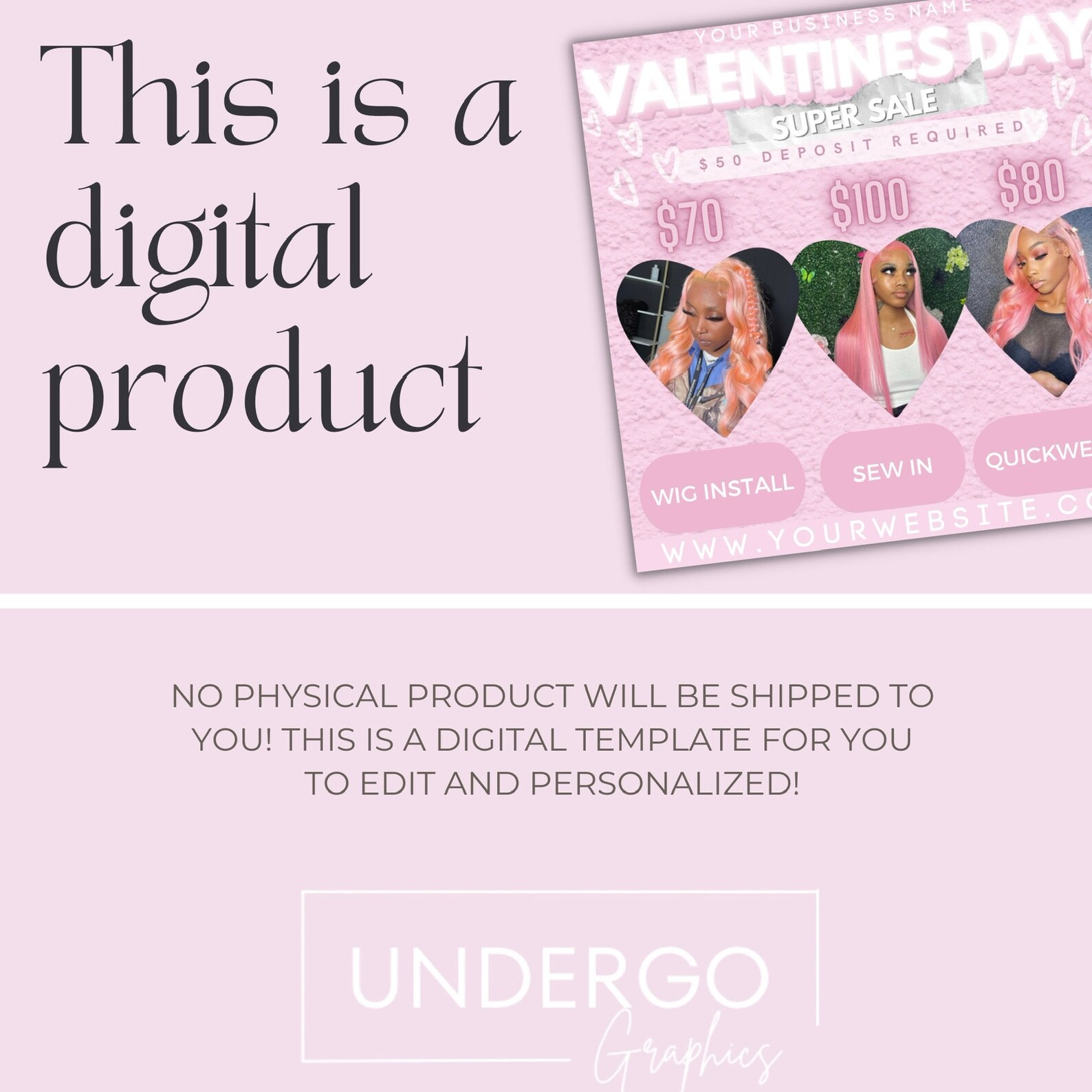 Prom Makeup Flyer | Prom Makeup MUA Flyer Prom Season | Editable Canva ...