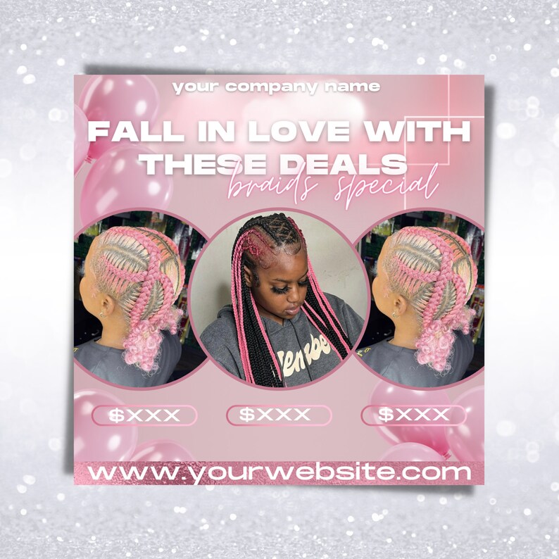 Braids Flyer Hair Flyer Valentines Day Flash Sale Hair - Etsy