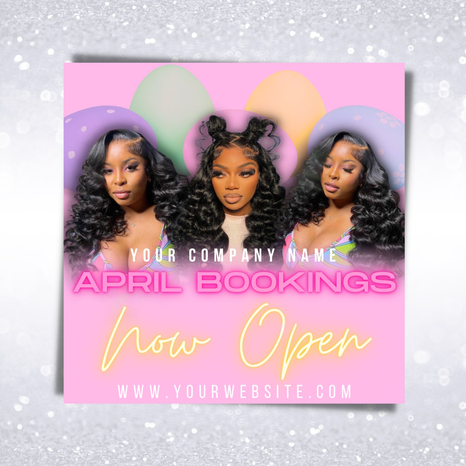 April Bookings Open Flyer Appointments Available Salon Book - Etsy