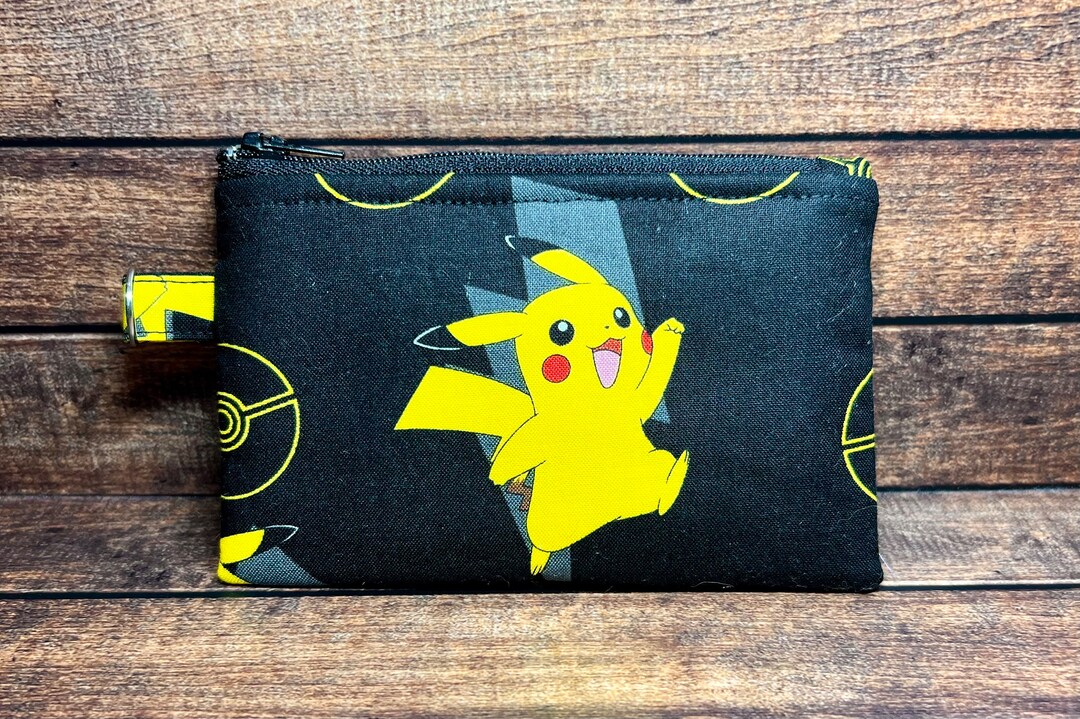 Pikachu Zipper Pouch - Etsy